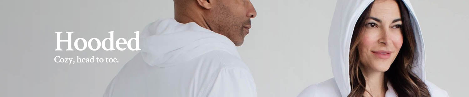 Plush Hooded Robe for Full Coverage and Comfort │ Luxury Spa Robes