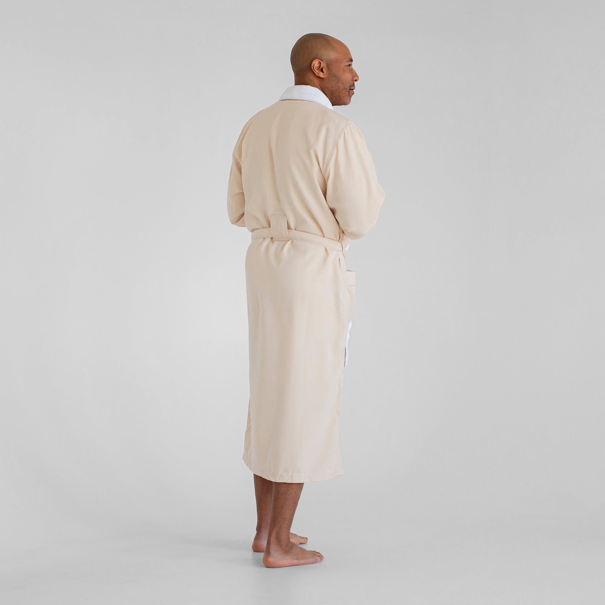 Luxury Spa Robes | Ultimate Plush Bathrobe | Stone & White | Luxury Spa ...